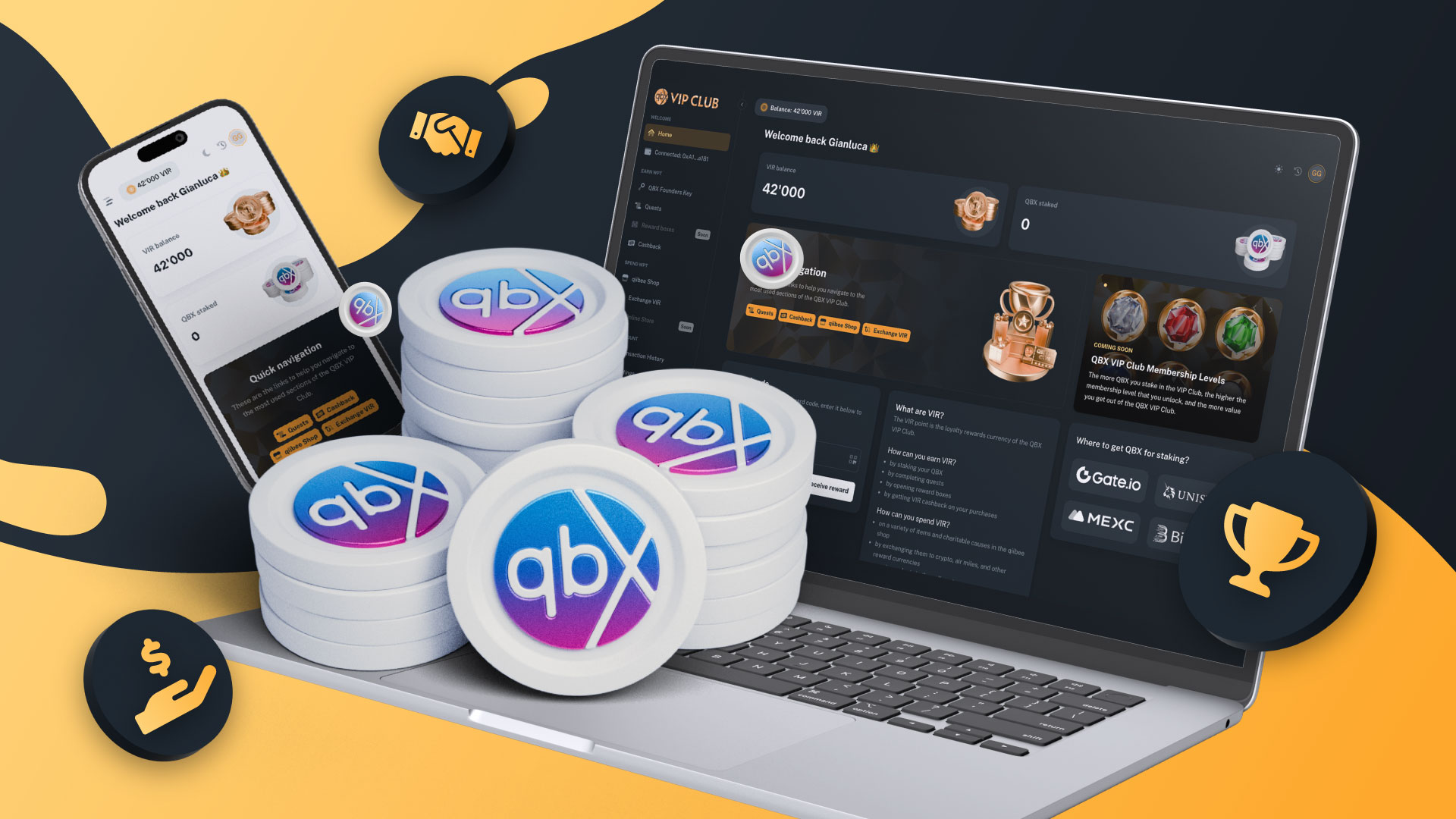 The $QBX Ecosystem - 3-Step Formula | qiibee foundation